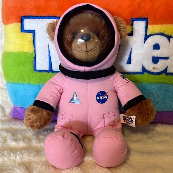 Nasa | Toys | Authentic Nasa Kennedy Space Center Pink Astronaut Teddy ...